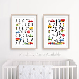 Train Name Print Personalised Transport Gift Bedroom Playroom Nursery ...