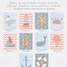 Nautical Print Set Cute Sea Beach Ocean Themed Neutral Nursery Wall Art ...