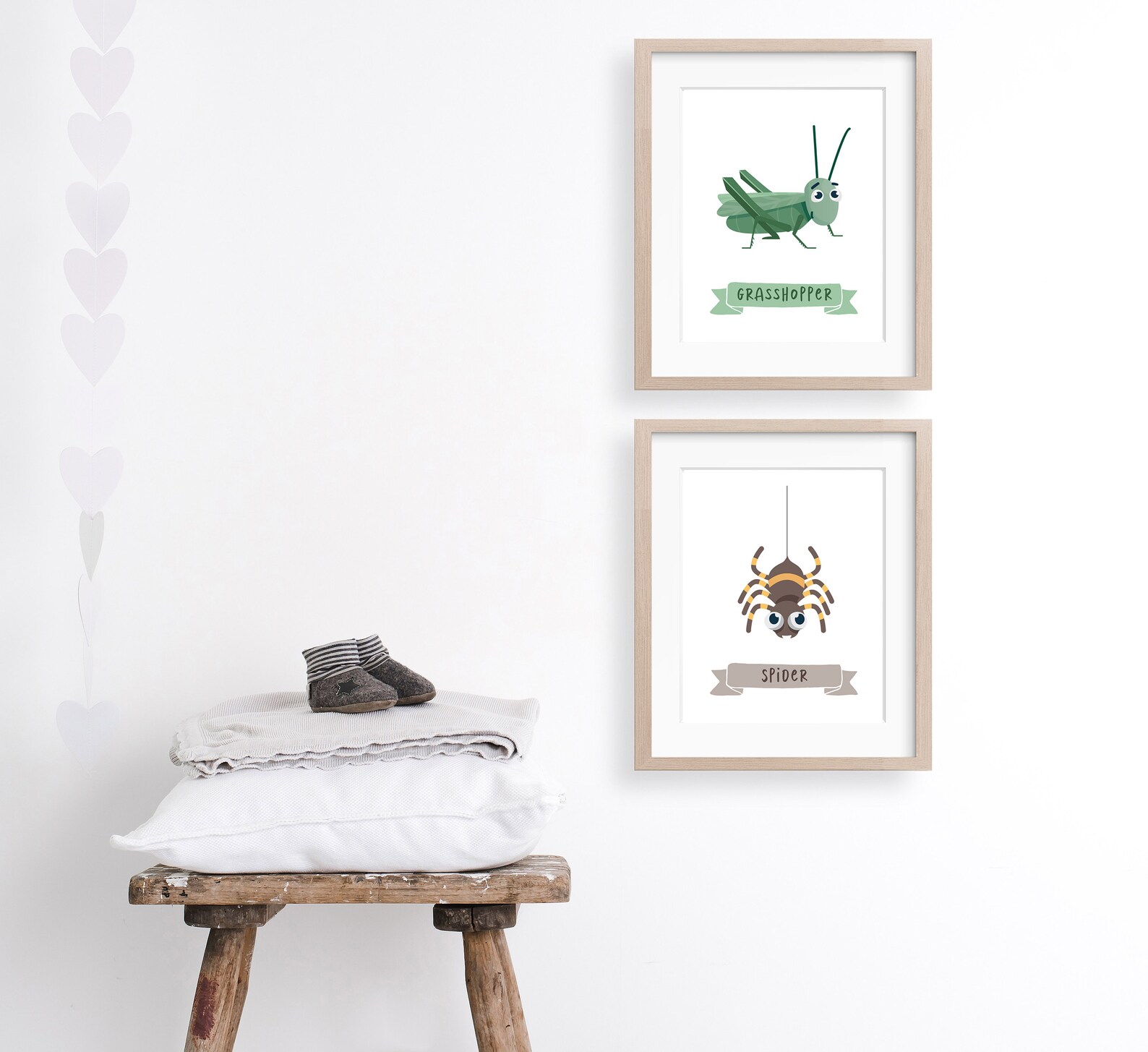 Cute Bug Print Set Sweet Kids Insect Prints Toddler Wall Art | Etsy