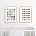 Racing Cars Alphabet Print Race Track ABC Car Poster Cute Colourful ...