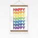 Rainbow Numbers Print Rainbow Nursery Wall Colourful Playroom Toddler ...