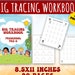 Summer Tracing Activity Workbook - Practice Lines, Shapes, Alphabet and ...