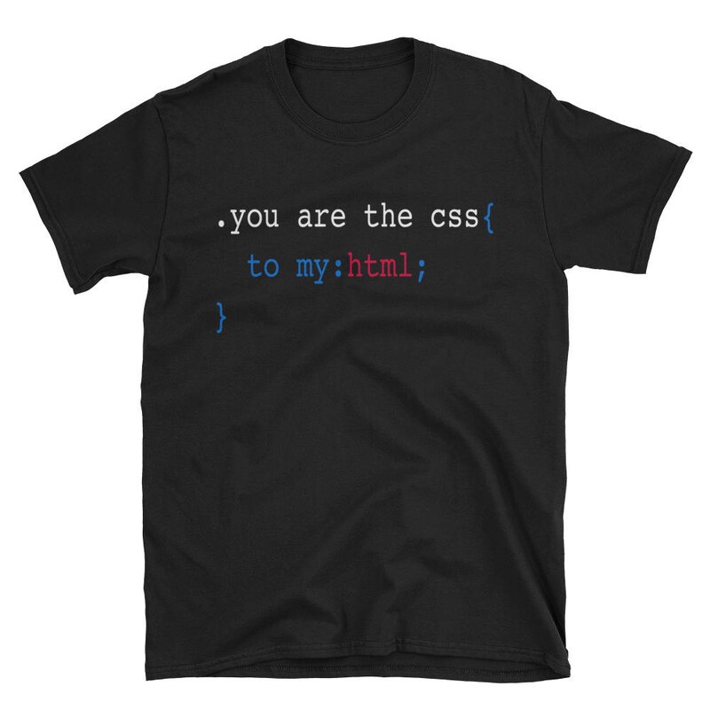 Css Html Tshirt - Etsy