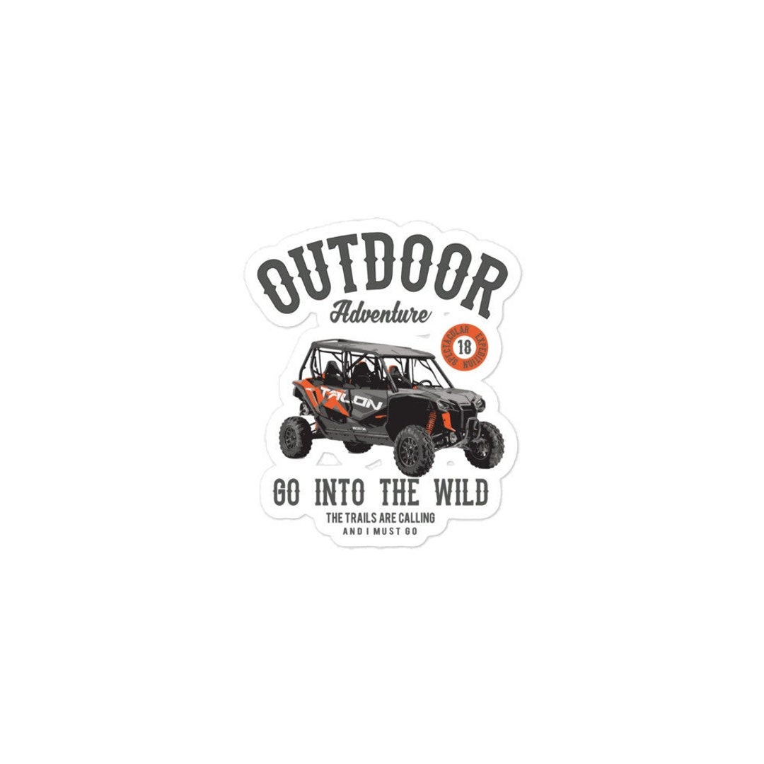 The Honda Talon 1000X UTV Outdoor Adventure Bubble-free Stickers - Etsy