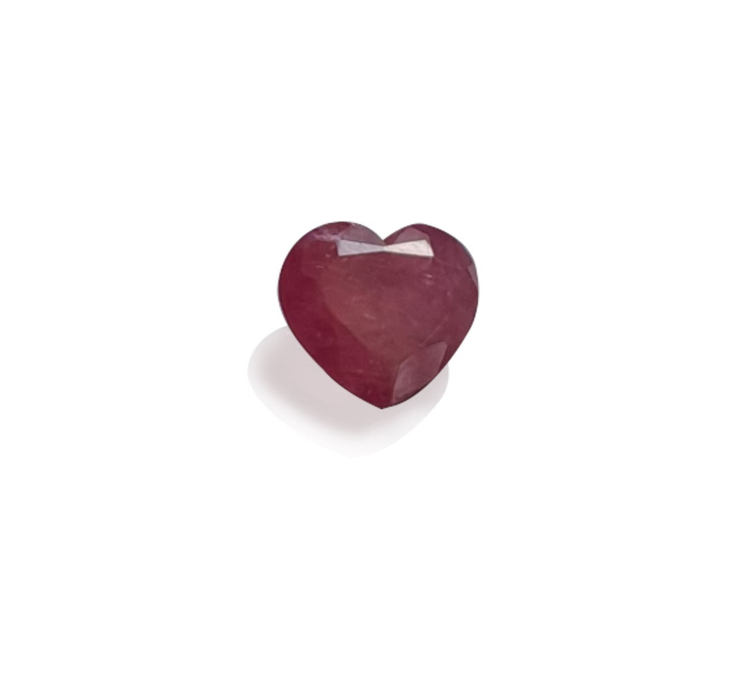 Natural Burmese RUBY Heart 2.35ct, Flawless Heart Shape Cut Ruby, Earth ...