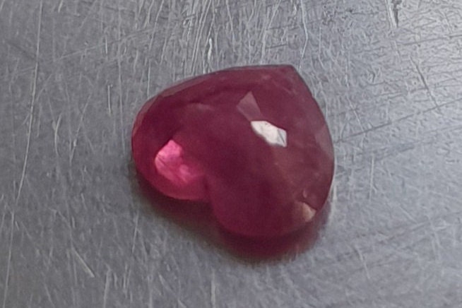 Natural Burmese RUBY Heart 2.35ct, Flawless Heart Shape Cut Ruby, Earth ...