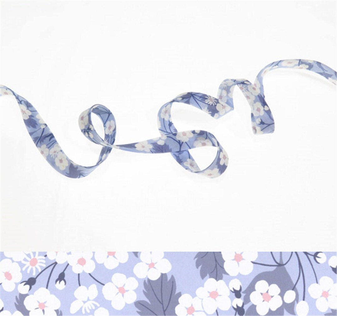 Bias Liberty Mitsi Hyacinth Blue X 50 Cm, Tana Lawn Ribbon Bracelet ...