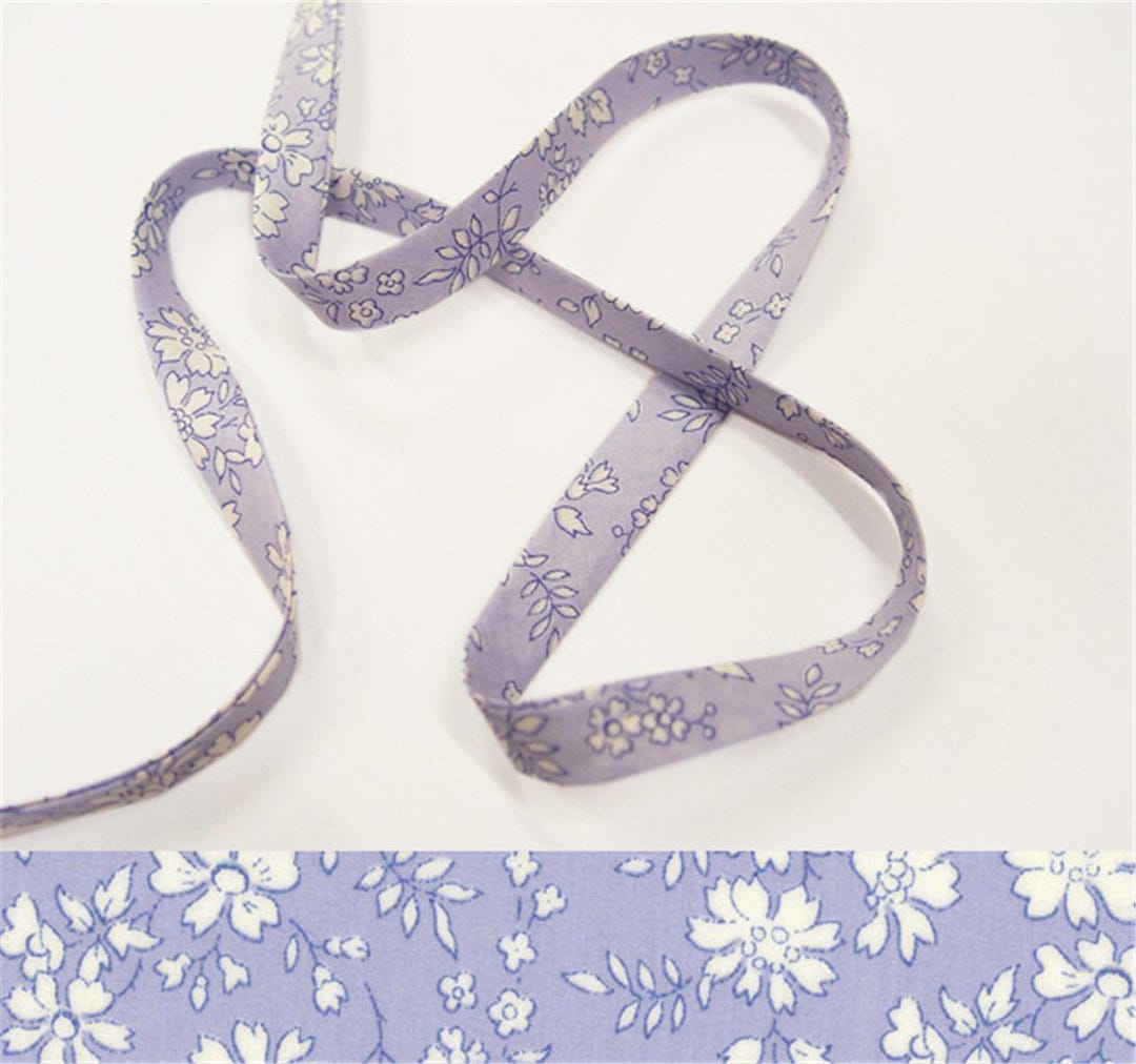 Bias Liberty Capel W X 50 Cm Ribbon for Bracelets... Pale Blue Color - Etsy