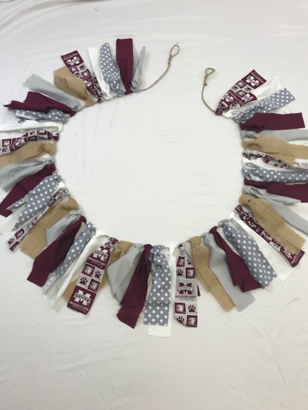 Mississippi State Fabric Banner - Etsy