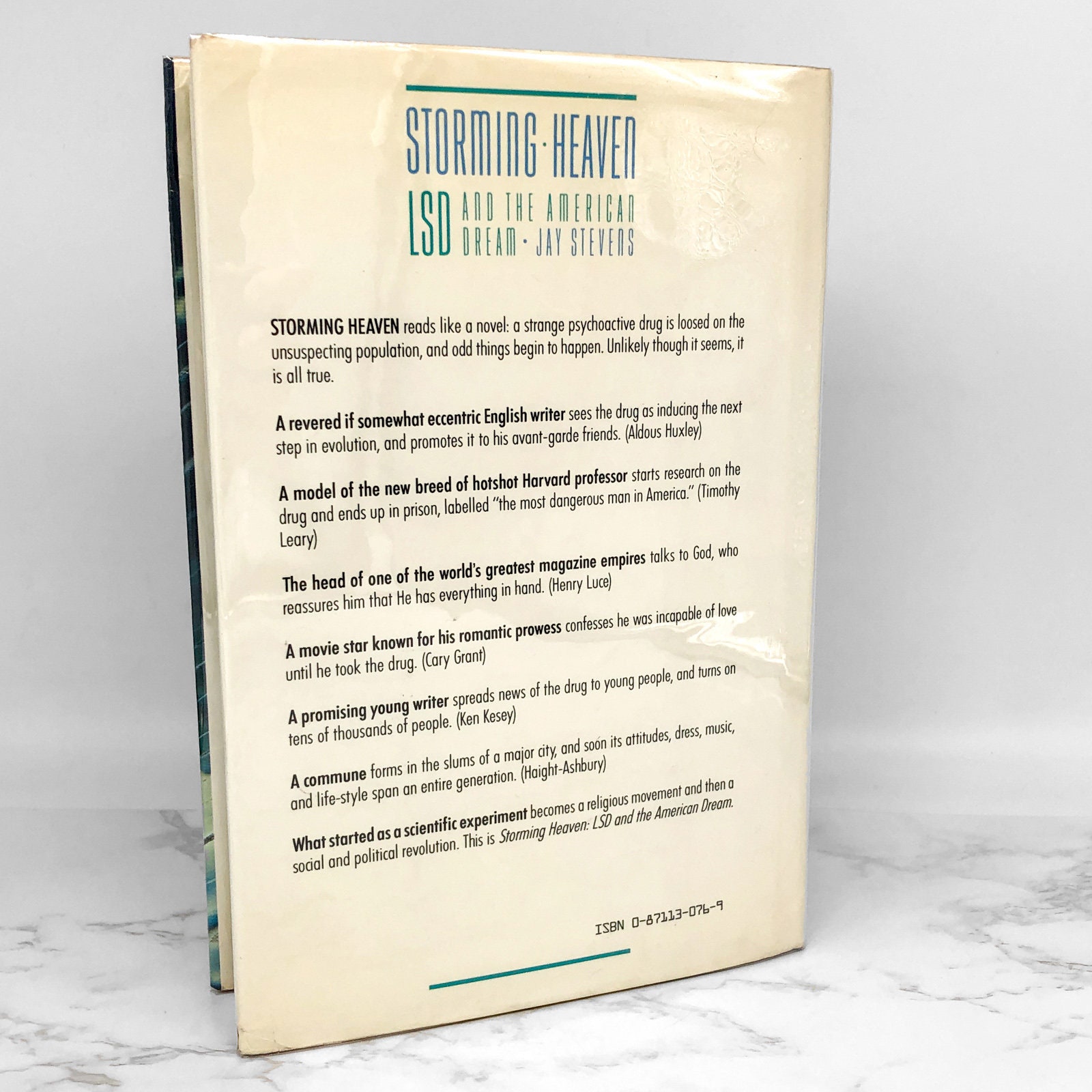 Storming Heaven: LSD and the American Dream by Jay Stevens - Etsy