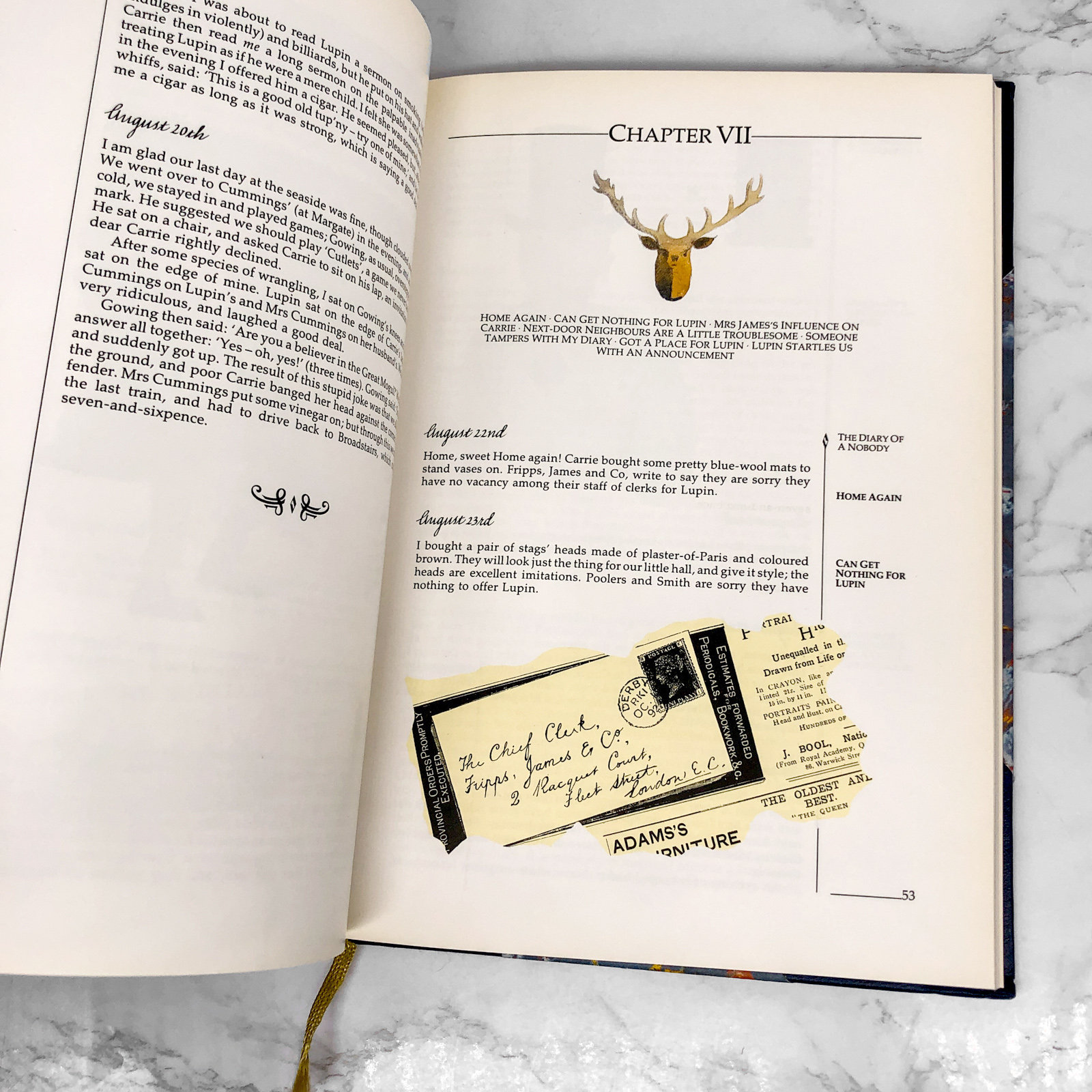 The Diary of a Nobody by George & Weedon Grossmith [U.K. LEATHER-BOUND ...