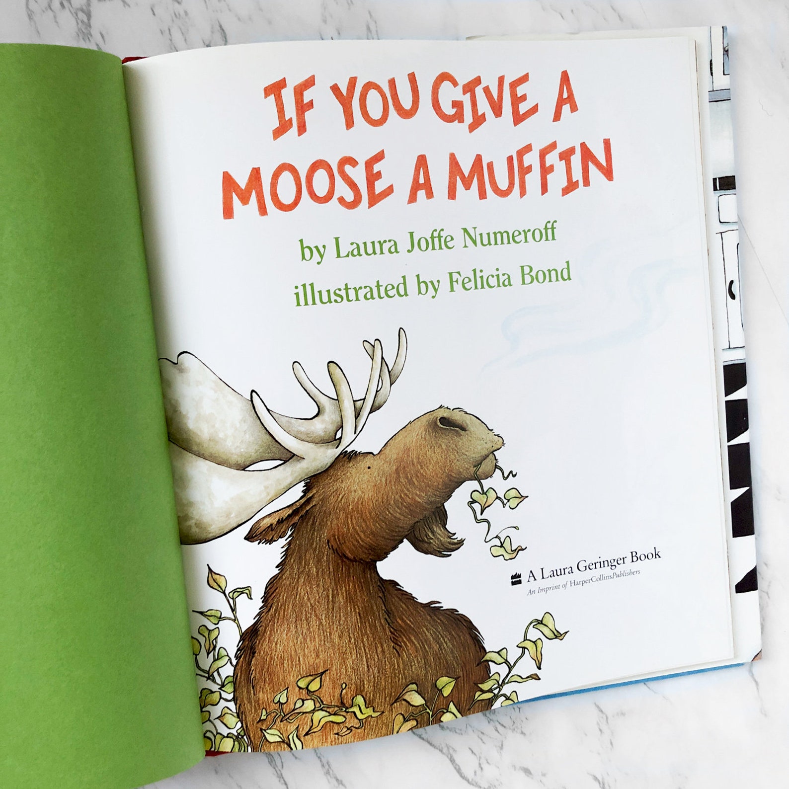 If You Give a Moose a Muffin by Laura Joffe Numeroff & Felicia | Etsy