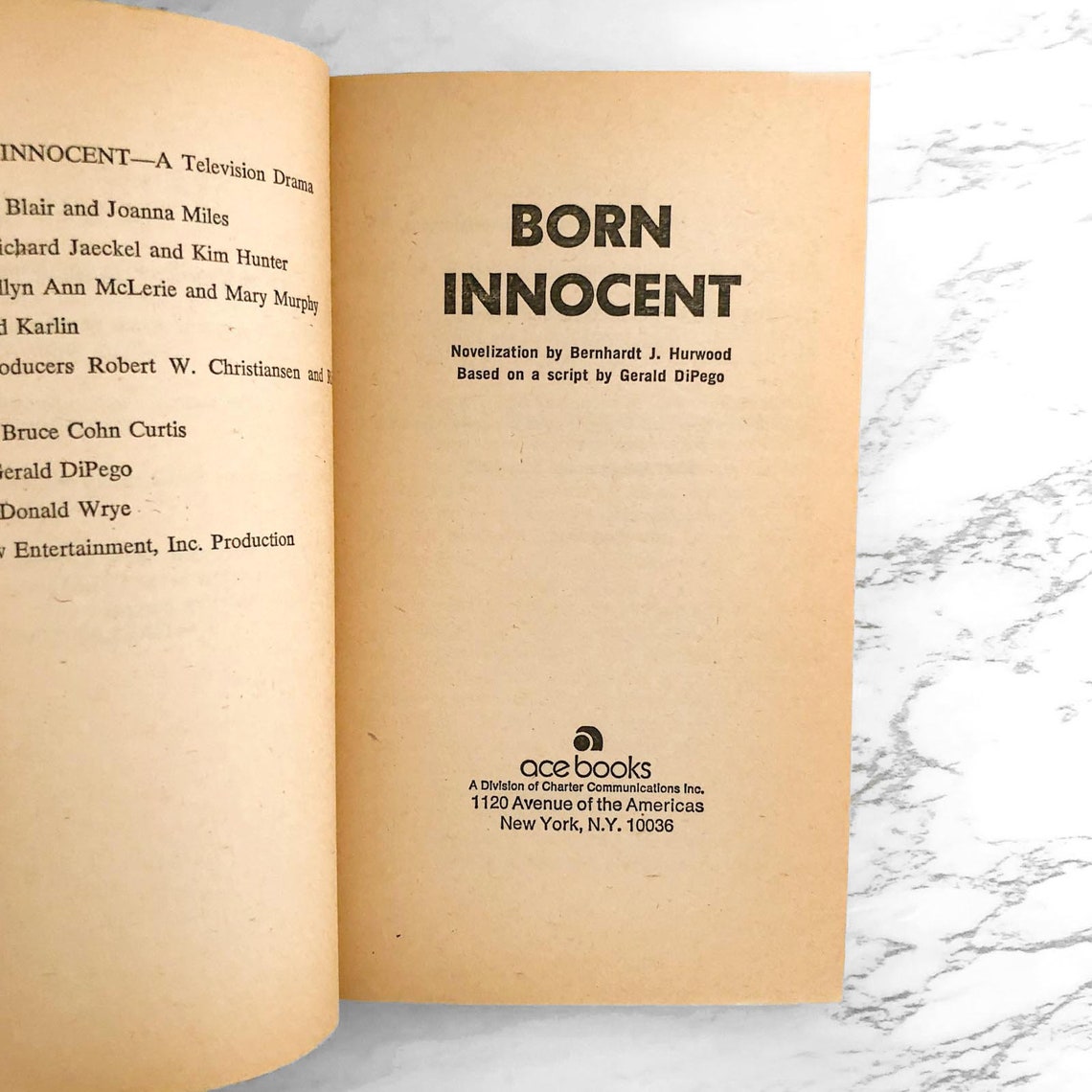 Born Innocent by Bernhardt J. Hurwood MOVIE TIE-IN Vintage - Etsy