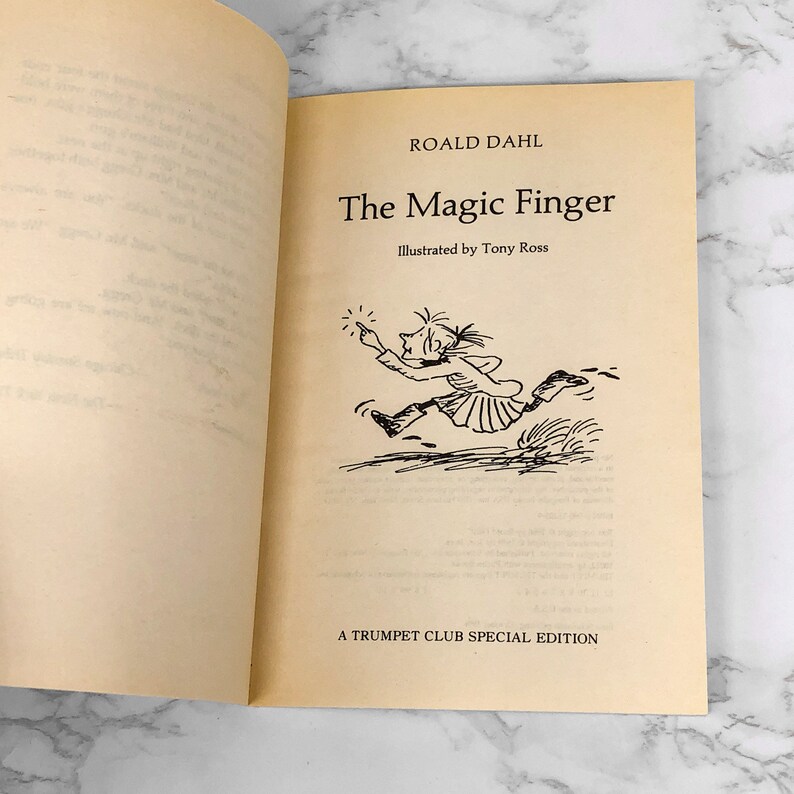 The Magic Finger by Roald Dahl [1996 TRADE PAPERBACK] Puffin Scholastic ...