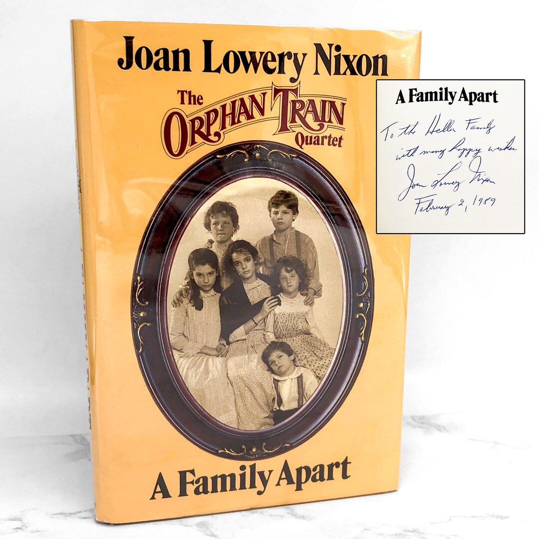 SIGNED! A Family Apart by Joan Lowery Nixon [FIRST EDITION] 1987 ...