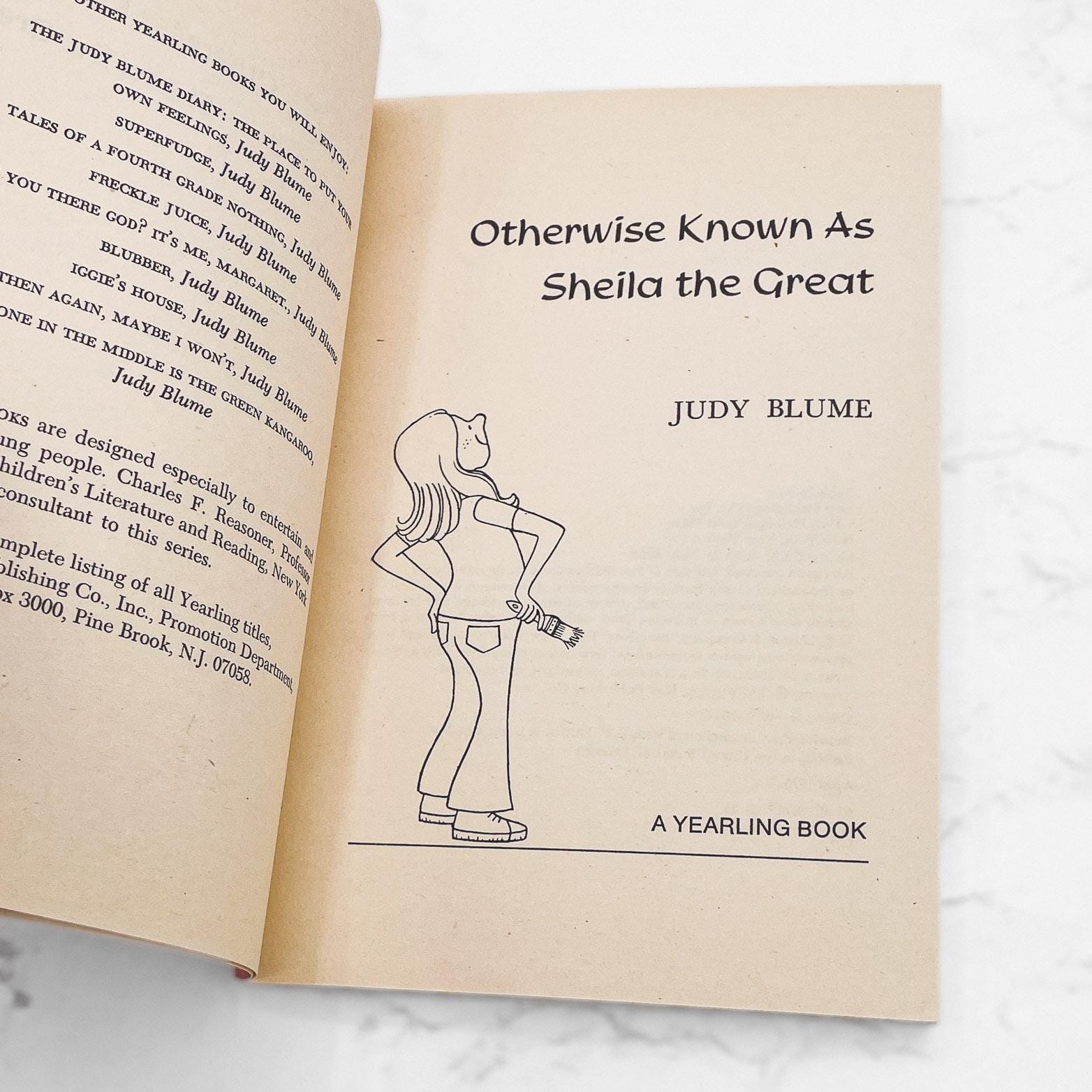 Otherwise Known as Sheila the Great by Judy Blume [FIRST PAPERBACK ...