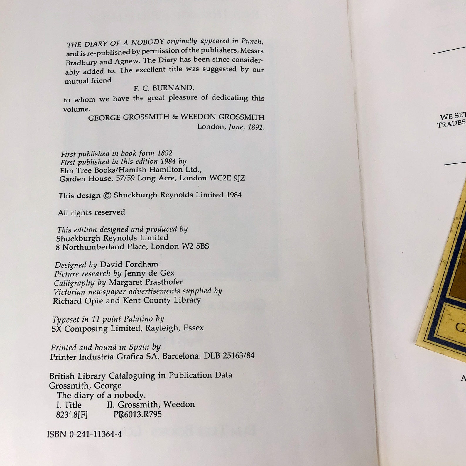 The Diary of a Nobody by George & Weedon Grossmith [U.K. LEATHER-BOUND ...