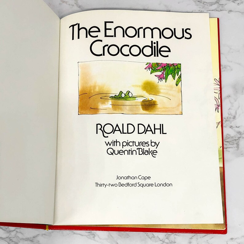 The Enormous Crocodile by Roald Dahl [U.K. FIRST EDITION] 1985 // 5th ...