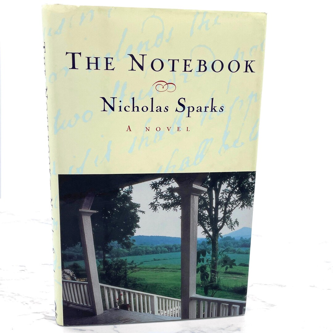 The Notebook by Nicholas Sparks FIRST EDITION 1996 1st Printing ...