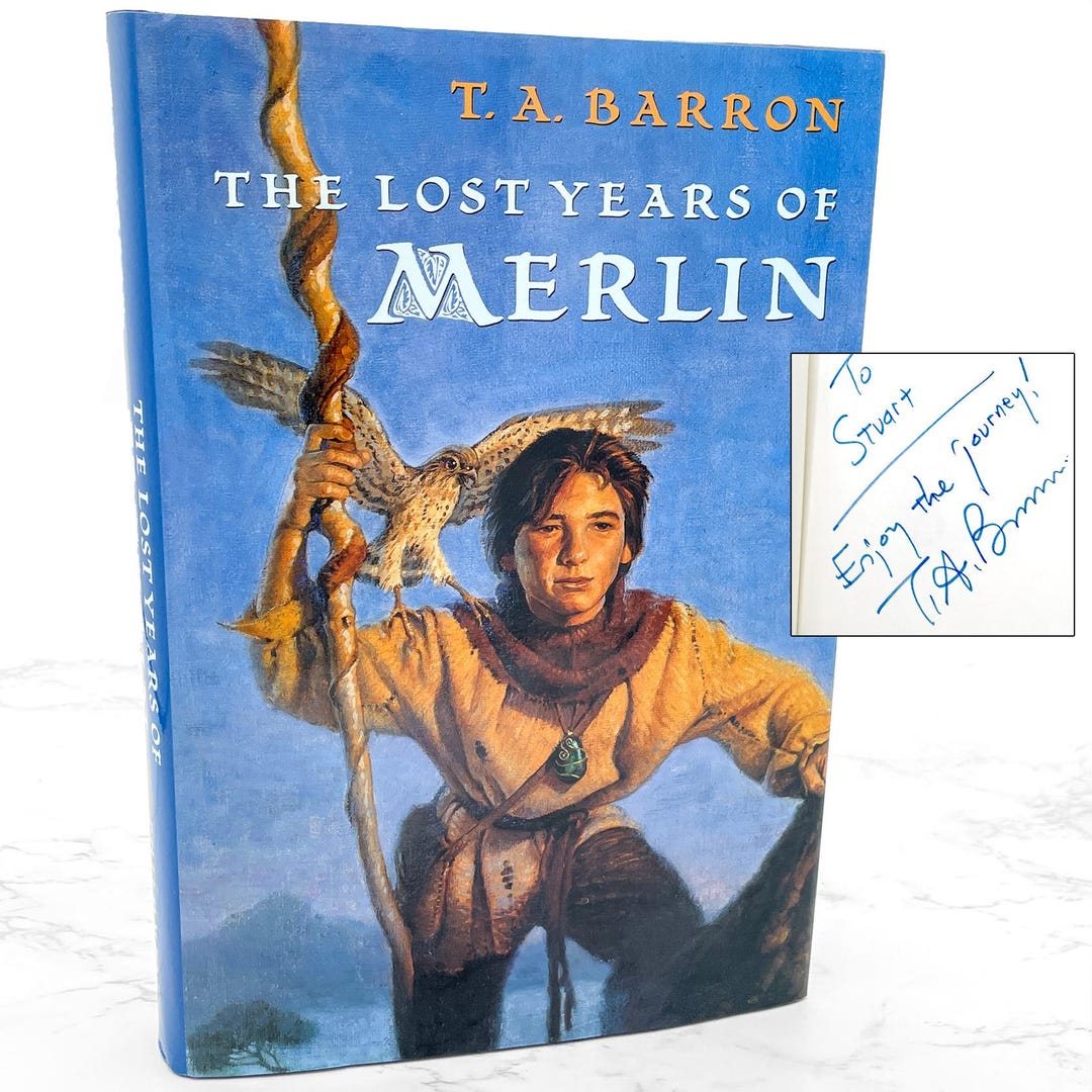 SIGNED! the Lost Years of Merlin by T.A Barron [FIRST EDITION] 1996 ...