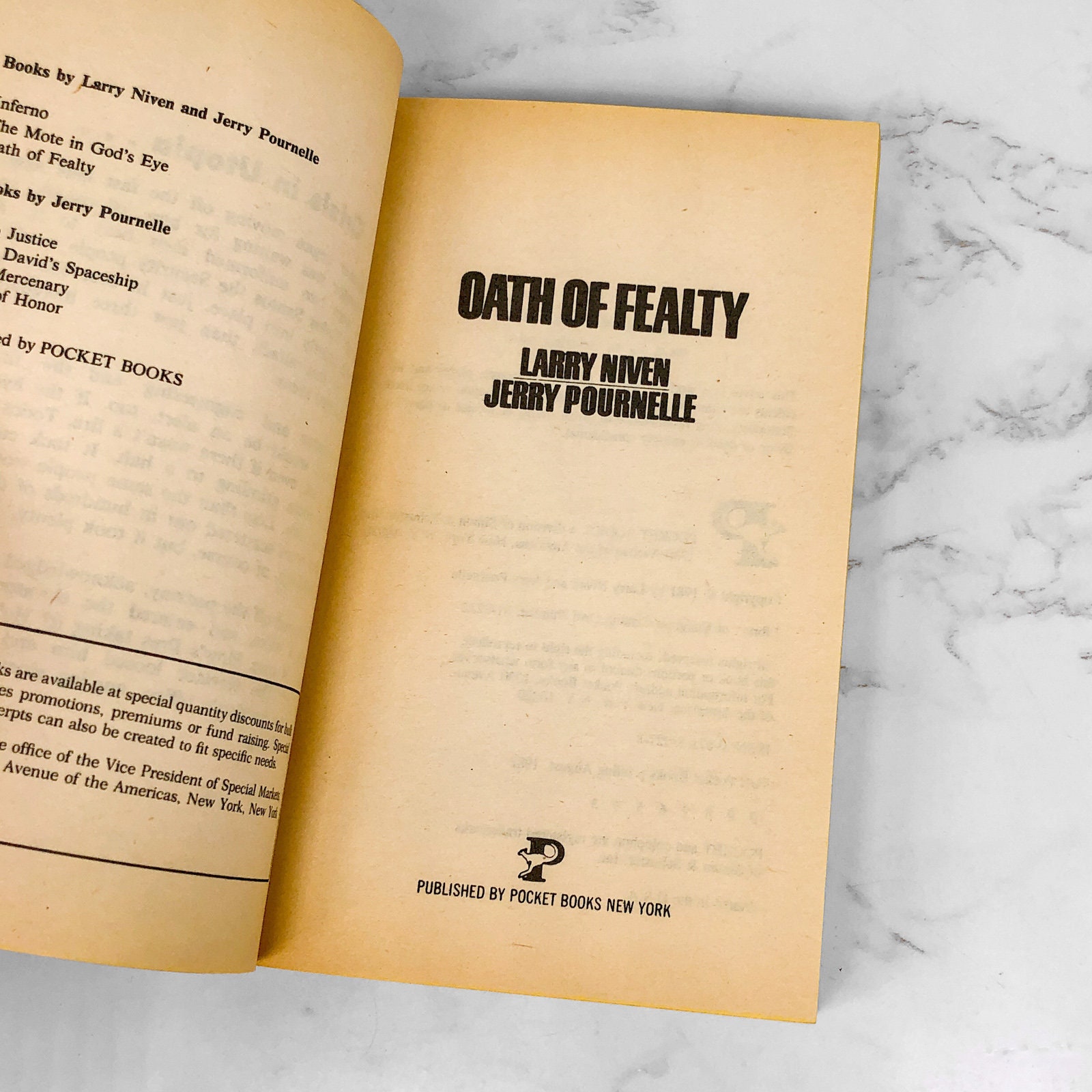 Oath of Fealty by Larry Niven and Jerry Pournelle 1982 - Etsy Singapore