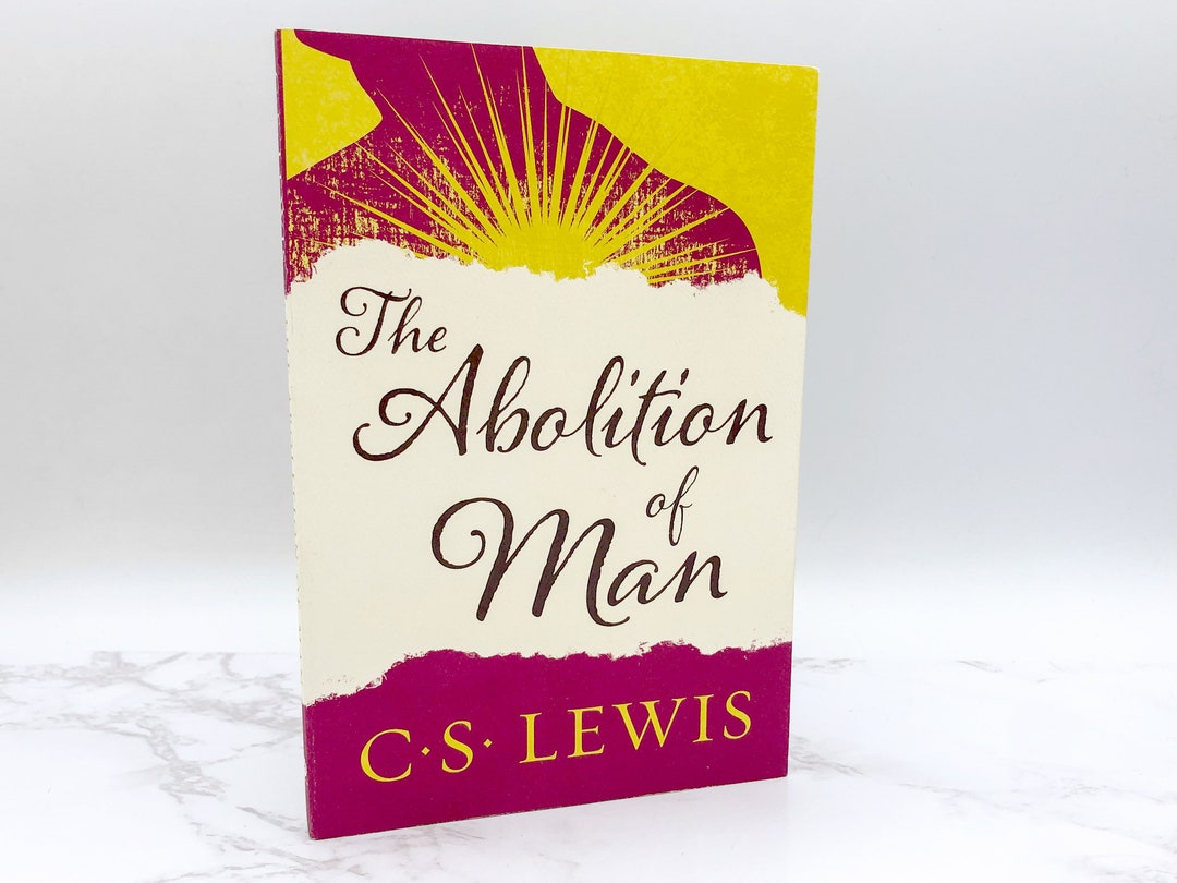 The Abolition of Man by C.S. Lewis DELUXE TRADE PAPERBACK - Etsy