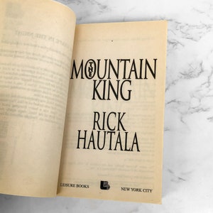 The Mountain King by Rick Hautala [2001 PAPERBACK] • Leisure Horror ...