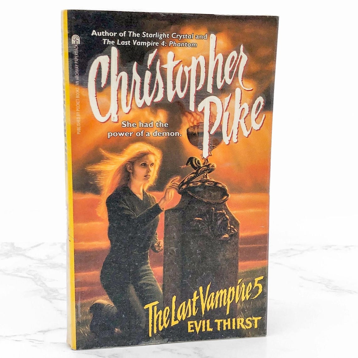 The Last Vampire #5: Evil Thirst by Christopher Pike [FIRST EDITION ...