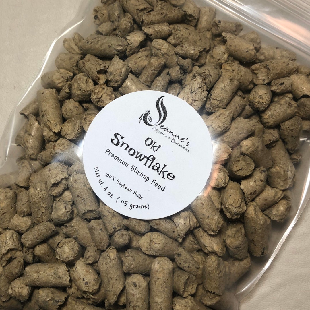 OK Snowflake Dwarf Shrimp Food Snow Flake Pop Soy Hull Snacks - Etsy