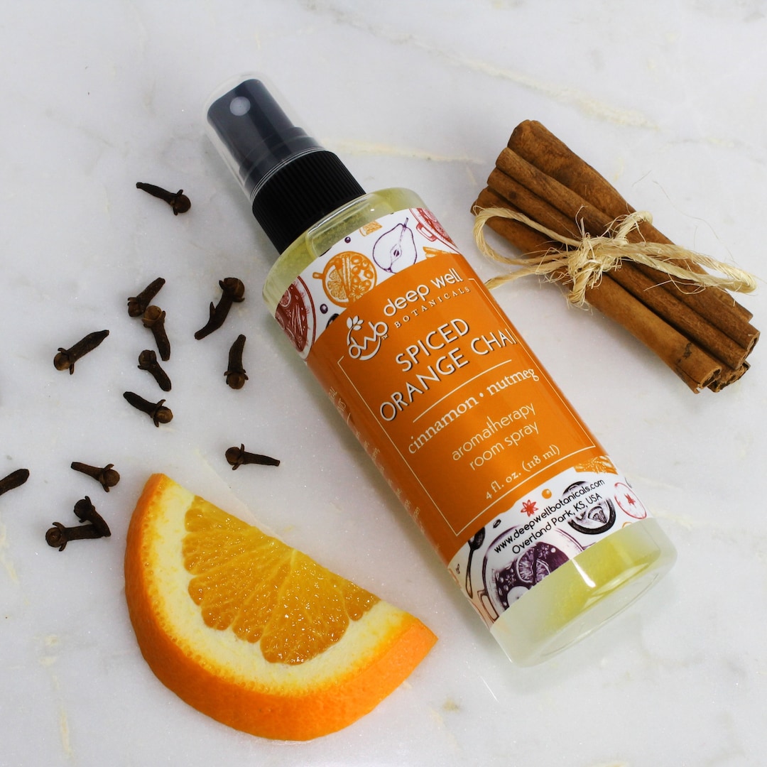 Room Spray | Spiced Orange Chai | Fragrance | Natural | Charity - Etsy