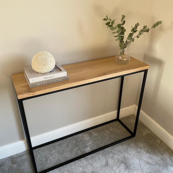 Slim Console Table - Etsy UK