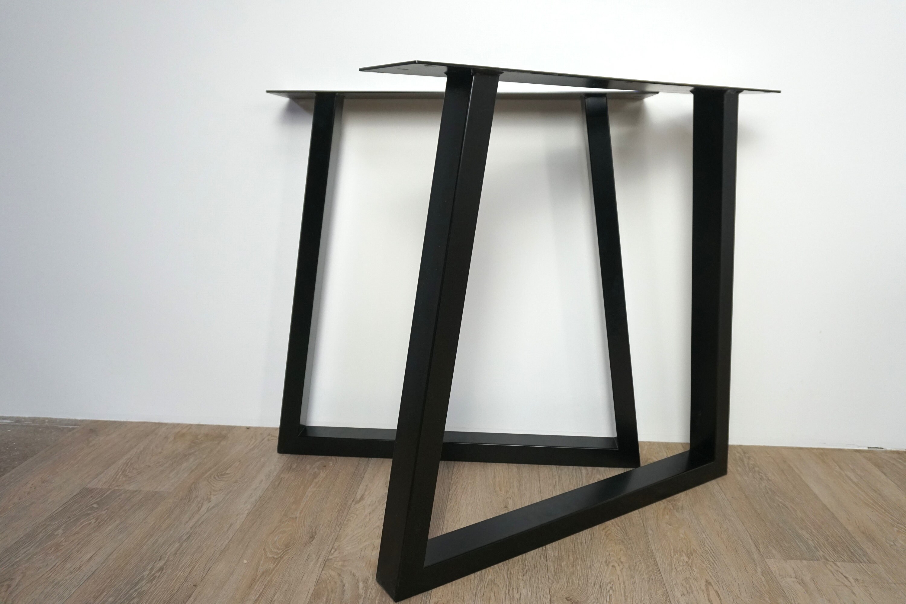 Trapezium desk legs store