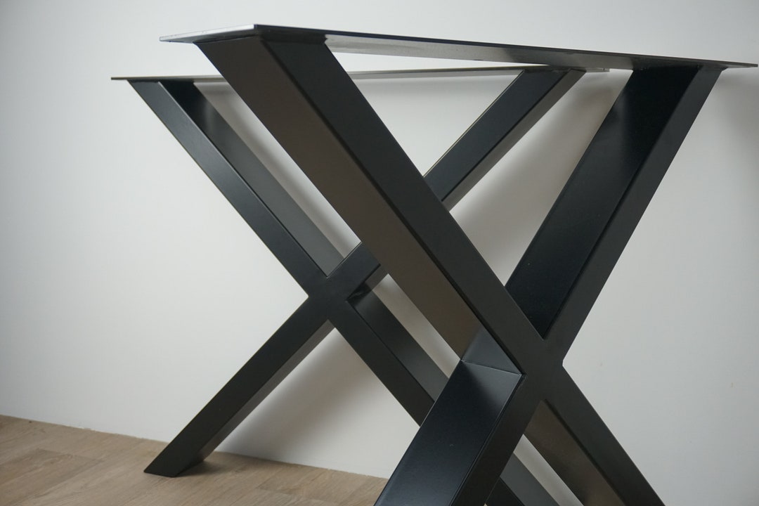 X Table Legs - UK Handmade (table Legs, Industrial Legs, Bench Legs ...