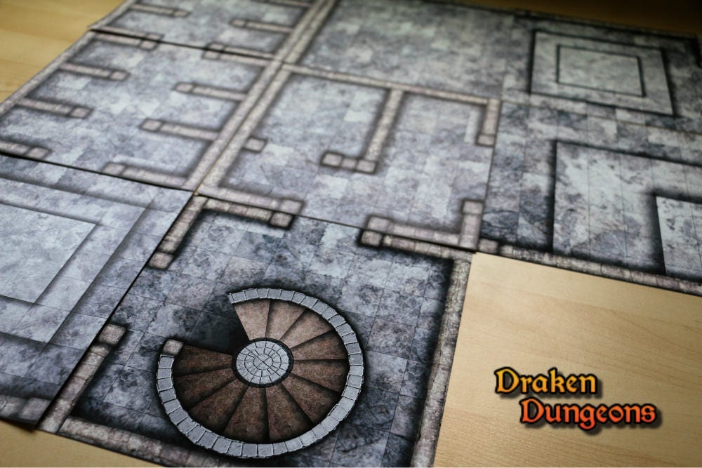 Draken Dungeons Cave Tiles 917 - Etsy