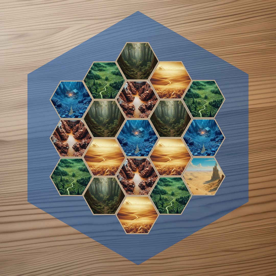 Oz Custom Catan Tiles Custom Tiles for Your Catan Play - Etsy