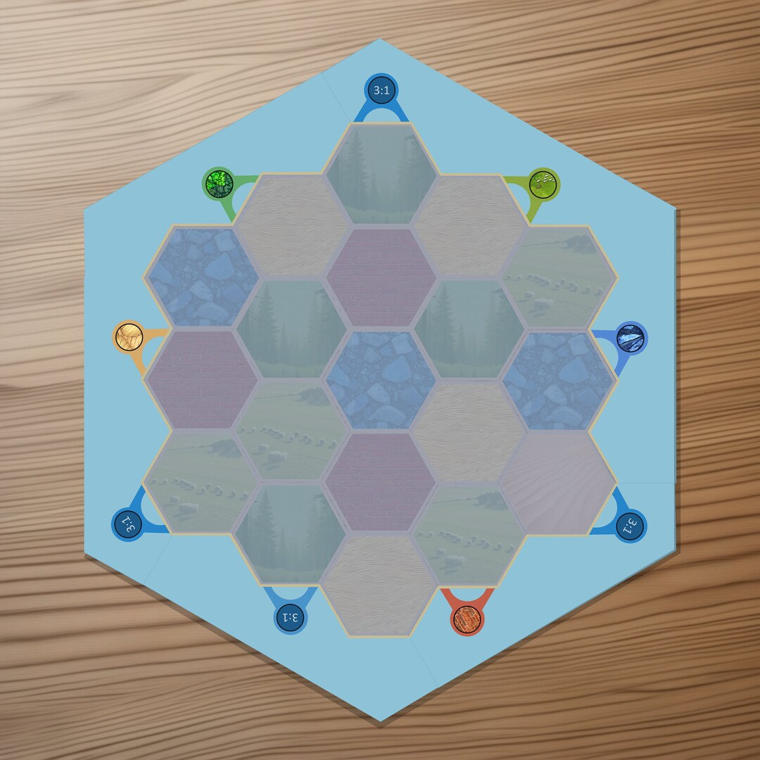Basic Border Custom Catan - Etsy