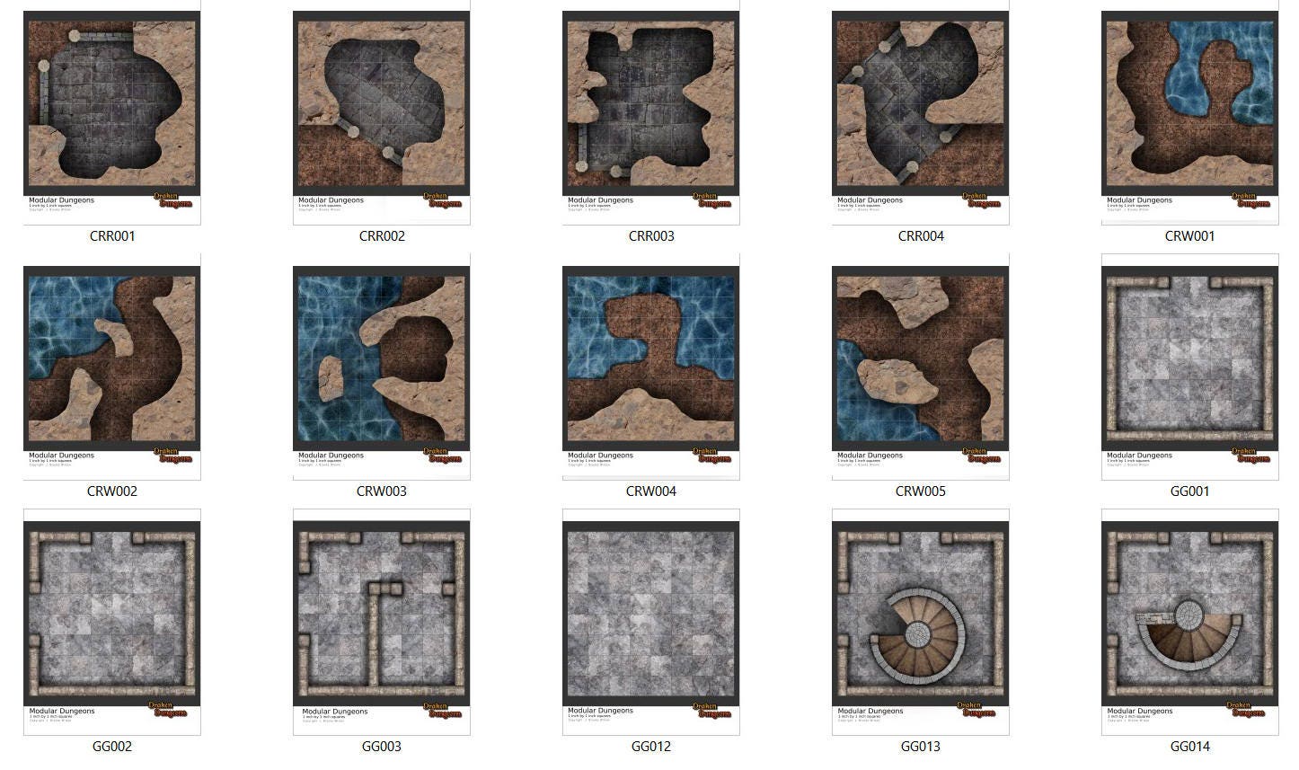 Draken Dungeons Cave Tiles 917 - Etsy