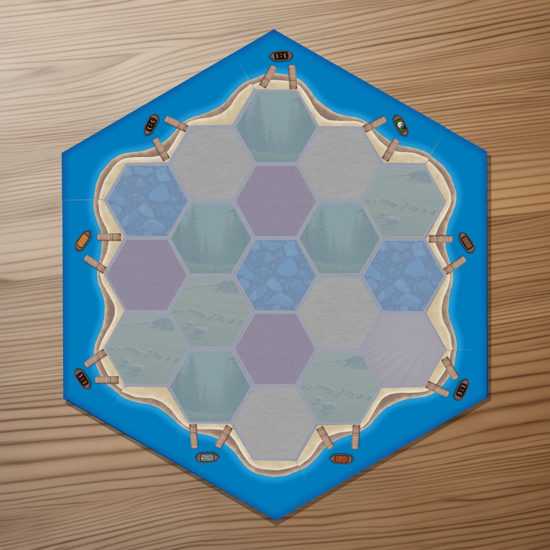 Sea Border Custom Catan Border - Etsy
