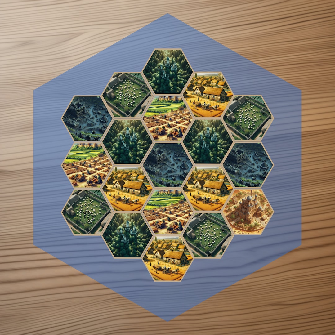 Medieval Custom Catan Tiles - Etsy