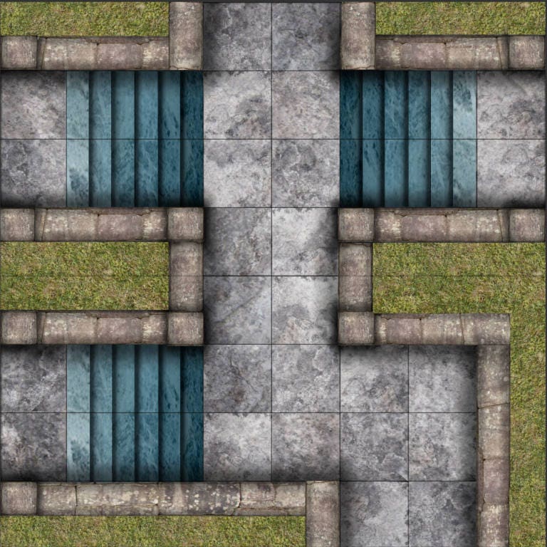 Draken Dungeons Sample Dungeon Tiles 917 - Etsy