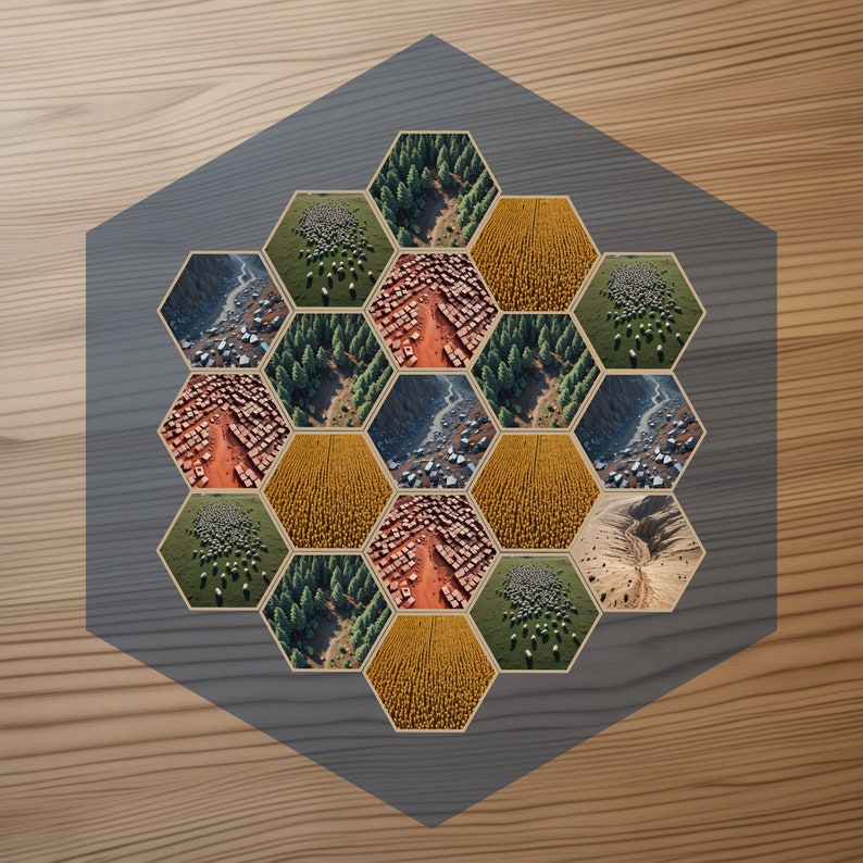 Custom Catan Catan World Tiles Printable Tiles for Your Gameplay - Etsy