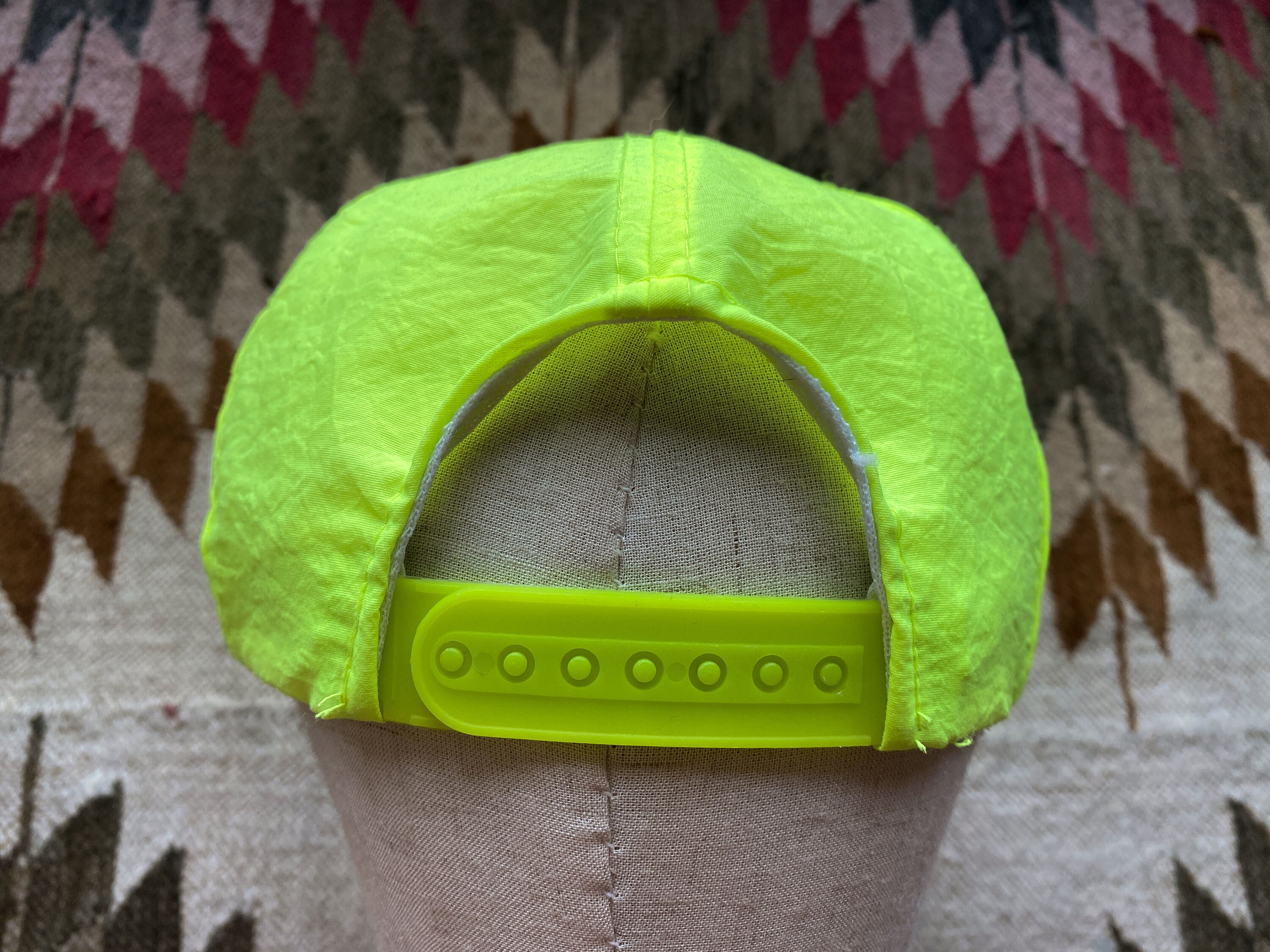 90s 1990s Vintage Acid Neon Yellow Green Nylon Rope Rave Dad - Etsy