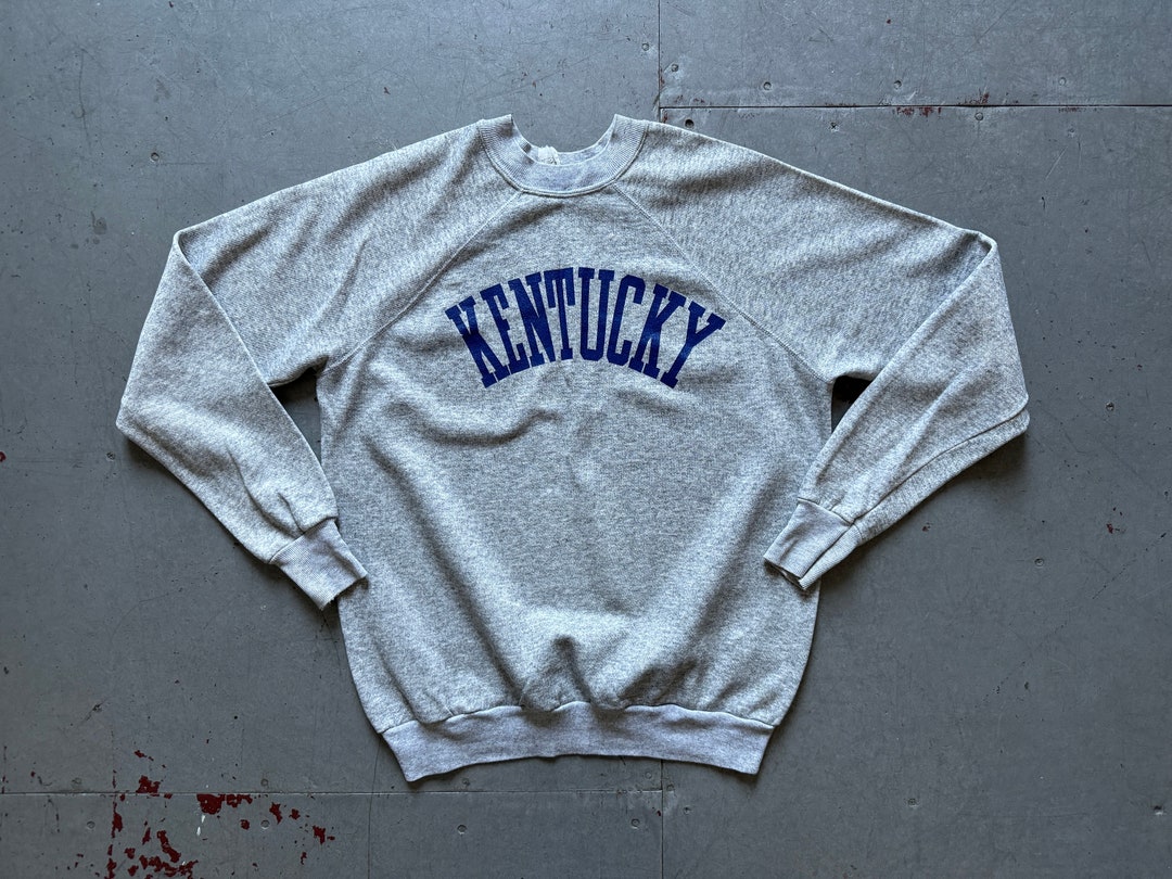 70s Vintage Velva Sheen Yellow Label Blank Grey Kentucky Crewneck Sweatshirt Made in USA Lot - Etsy