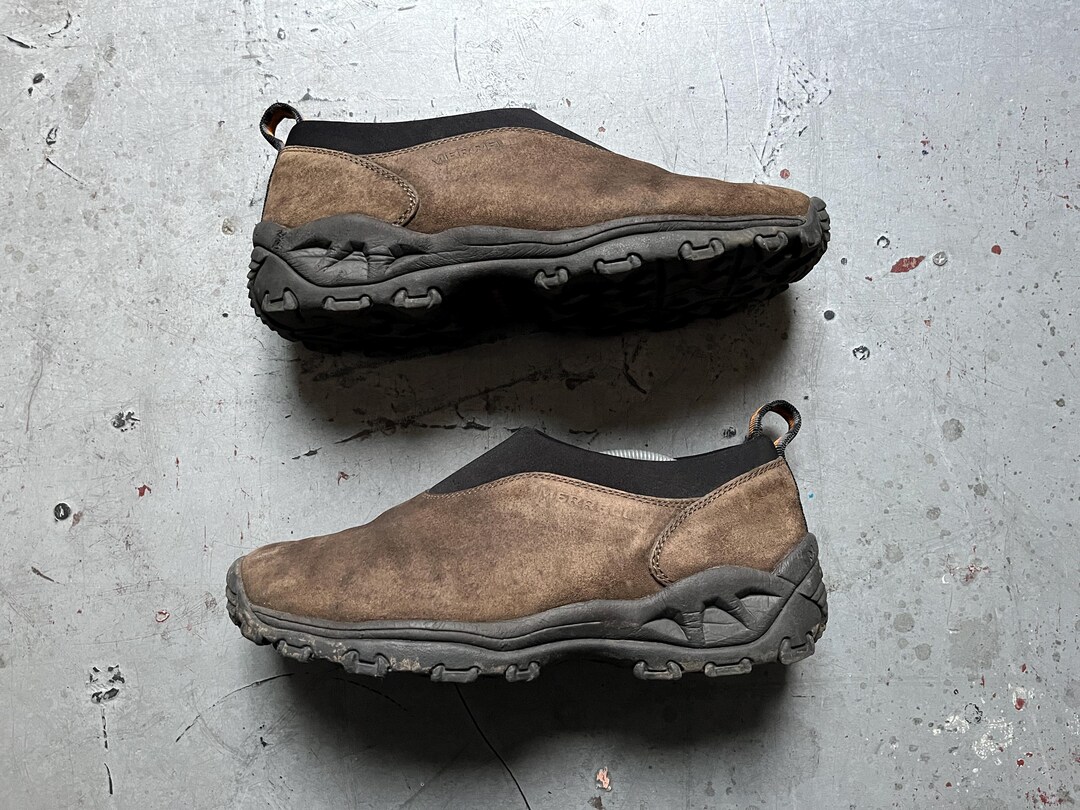 Merrell Orbit Moc, Vintage 00s Winter Sneakers, Brown Suede Shoes, Size ...