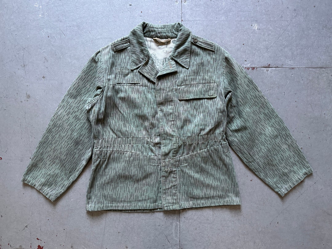 Lot Vintage Czech M60 Camo Rain Pattern Tanker Field Parka Olive ...