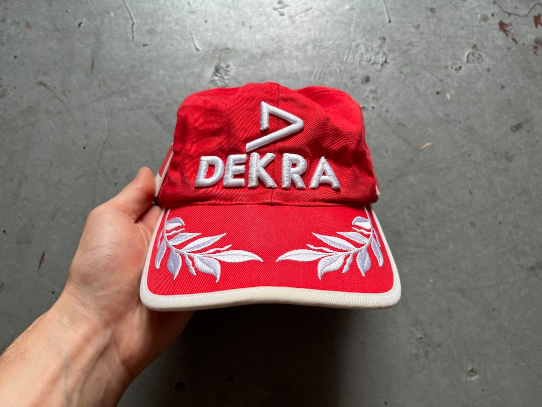 Vintage Dekra Hat, 90s Ferrari F1 Formula 1 Michael Schumacher Racing ...