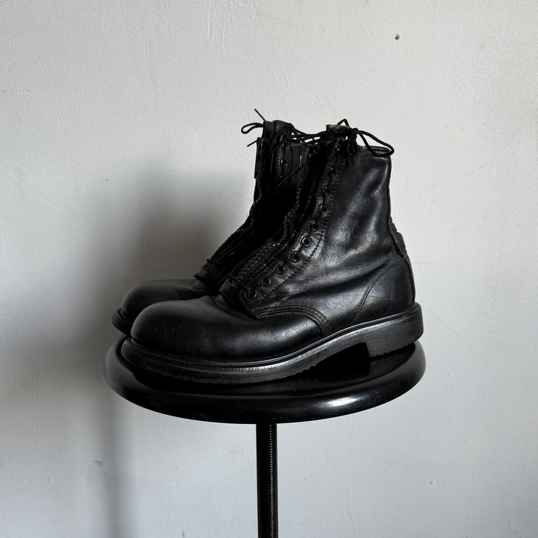 Red Wing 4473 ,90s Vintage Supersole Firefighter Combat Boots ,zip up ...