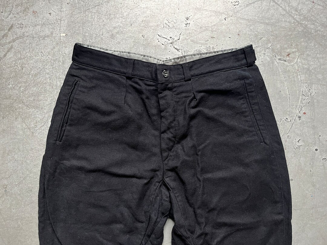Soviet Army Pants, Vintage 60s USSR Officers Galife Navy Blue Wool ...