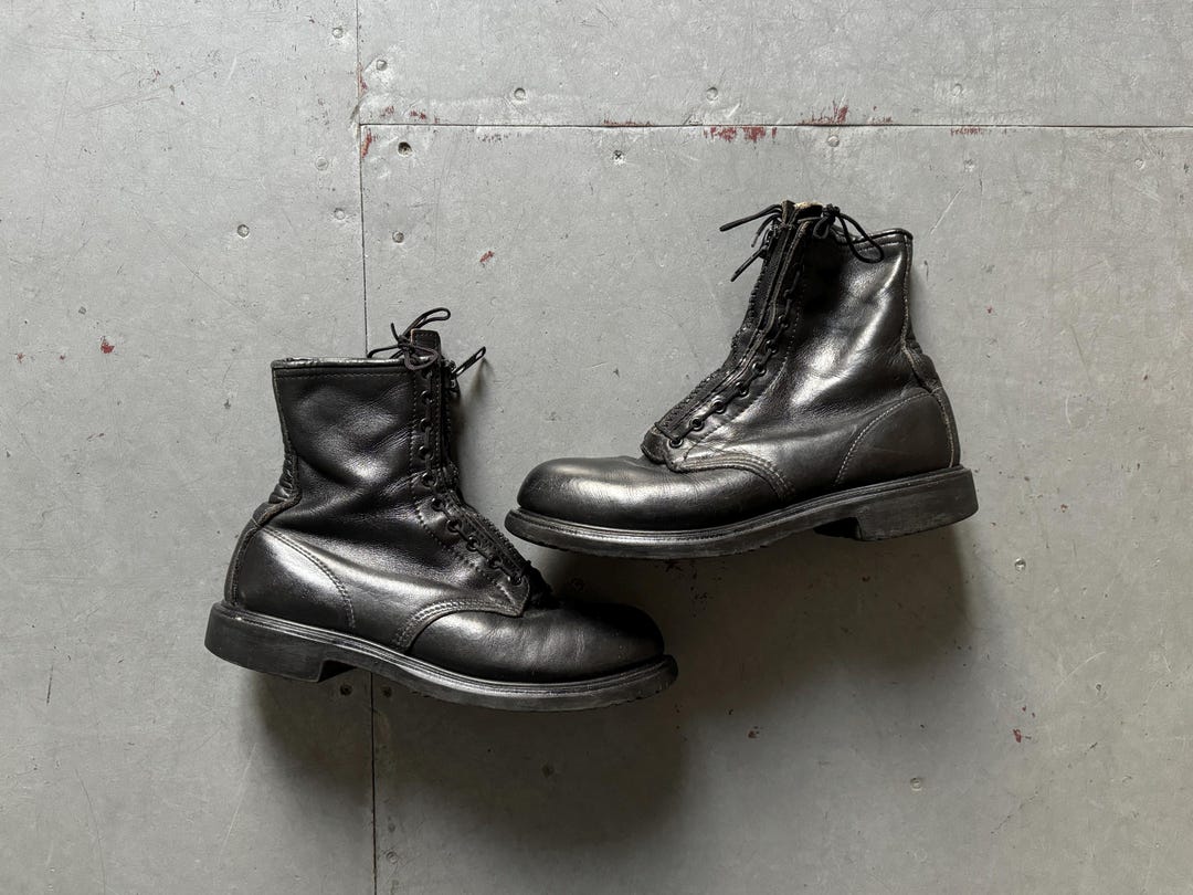 Red Wing 4473 ,90s Vintage Supersole Firefighter Combat Boots ,zip up ...
