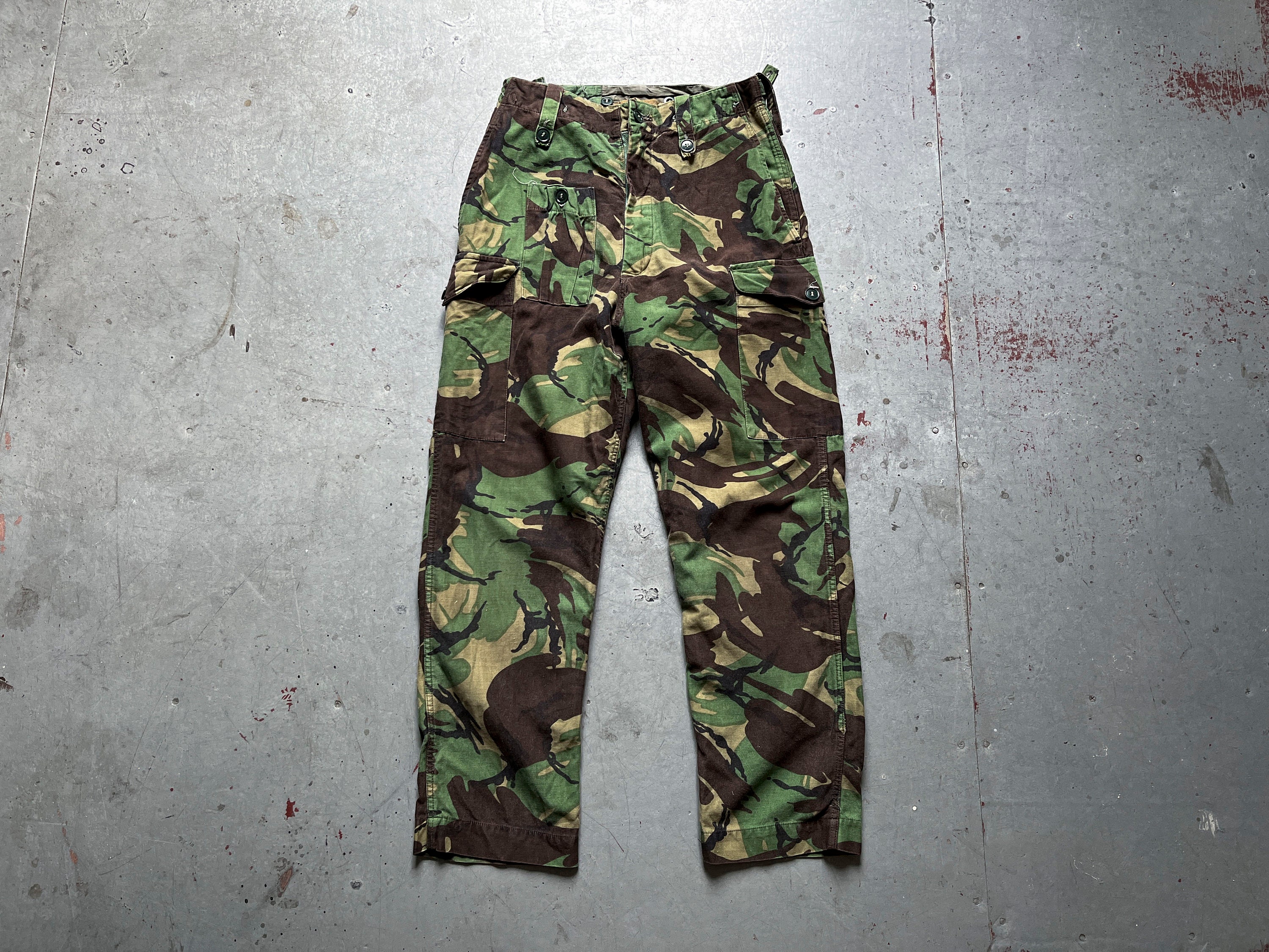 Vintage British Army 60s 1968 Pattern DPM Camo Pants Combat Trousers ...